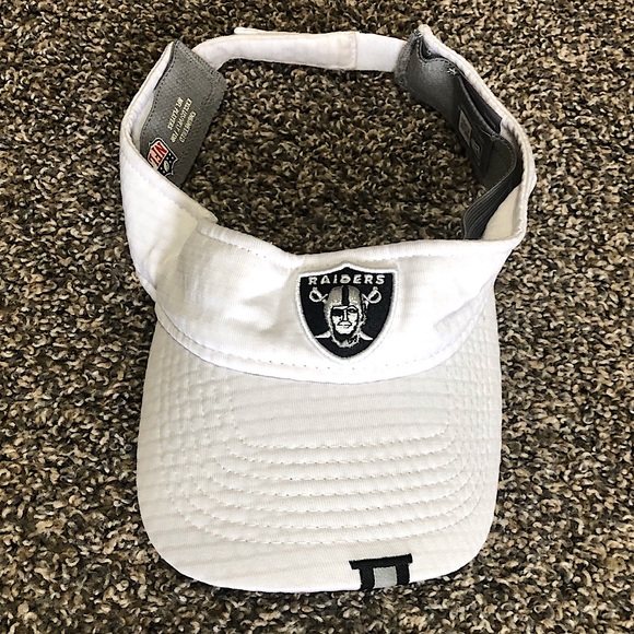 Accessories | Raiders Football Adjustable Visor Cap | Poshmark